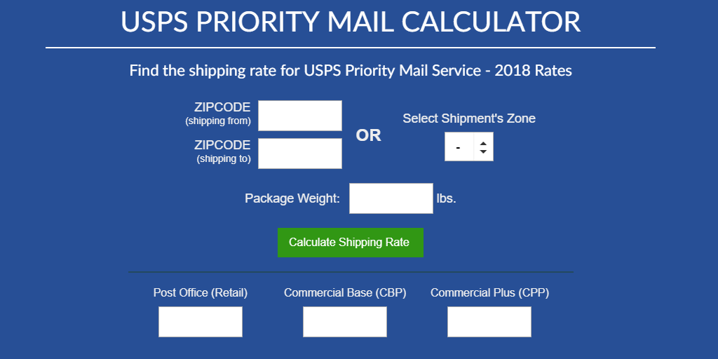 USPS Priority Mail Calculator 2021 ShippingEasy