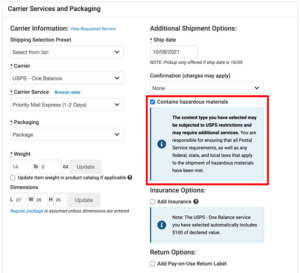 USPS HAZMAT Label Changes | ShippingEasy